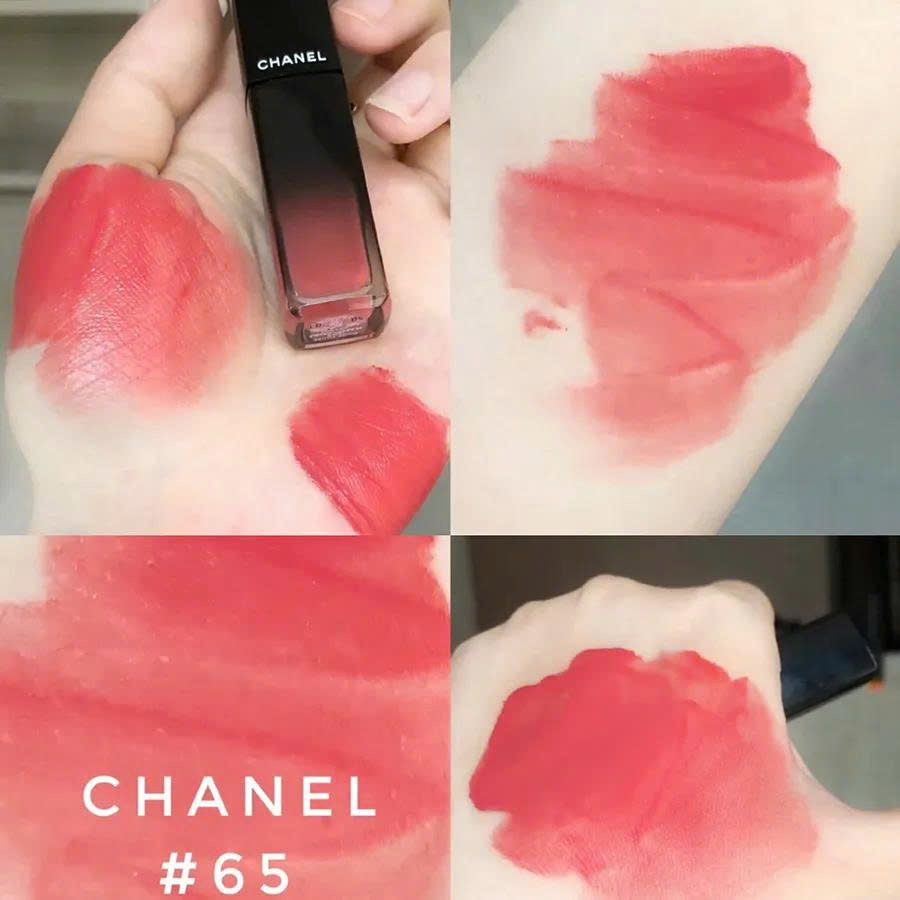 Son Chanel Le Rouge Duo Ultra Tenue màu 65 Imperturbable hồng cam đào