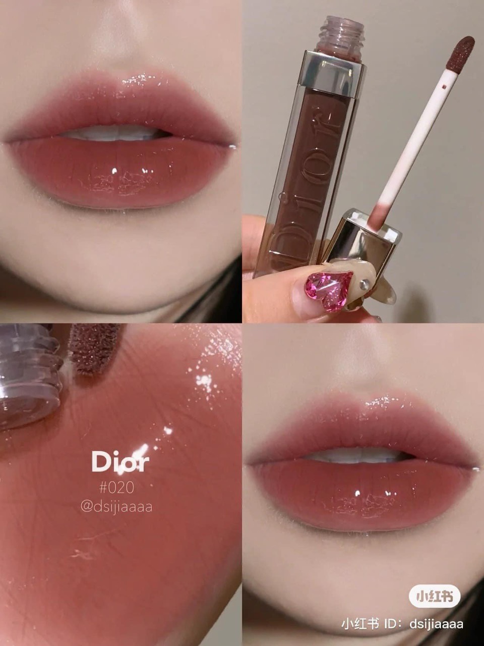 Son Dưỡng Dior Collagen Addict Lip Maximizer 020 màu hồng đất unbox